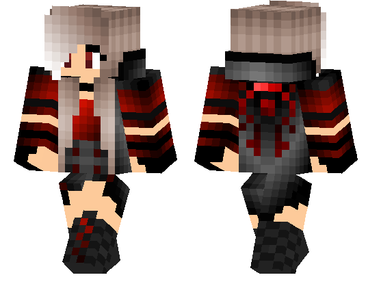 Netherwolf Girl | Minecraft PE Skins