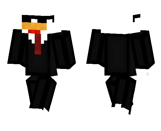 Chicken In Black | Minecraft PE Skins