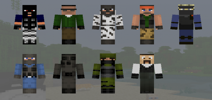 UFC Fighters | Minecraft Skin Packs
