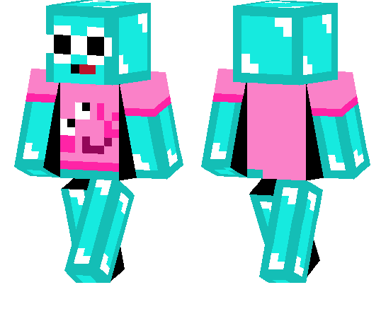 Shiny Derp with Gogy Glasses | Minecraft PE Skins