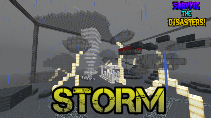 Survive The Disasters in Minecraft! - Minecraft Bedrock Maps - CurseForge