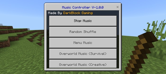 Download Music Controller - Minecraft Bedrock Mods - CurseForge