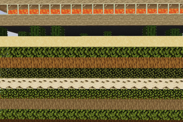 One chunk 100 random layers - Minecraft Bedrock Maps - CurseForge