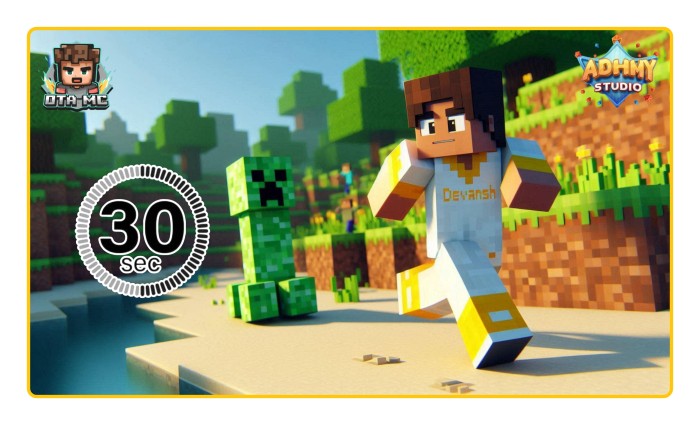 Minecraft but a random mob spawn in every 30 seconds!! By DtA MC ...