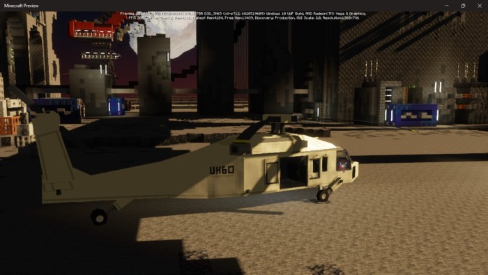 Survival Helicopters V1.7.2(bug fixes) - Minecraft Bedrock Addons ...