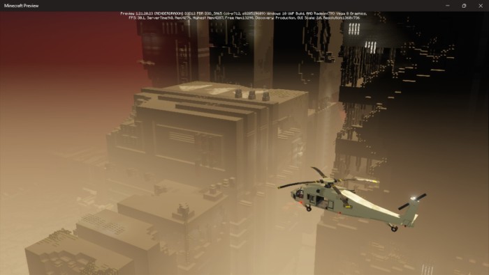 Survival Helicopters V1.7.2(bug fixes) - Minecraft Bedrock Addons ...