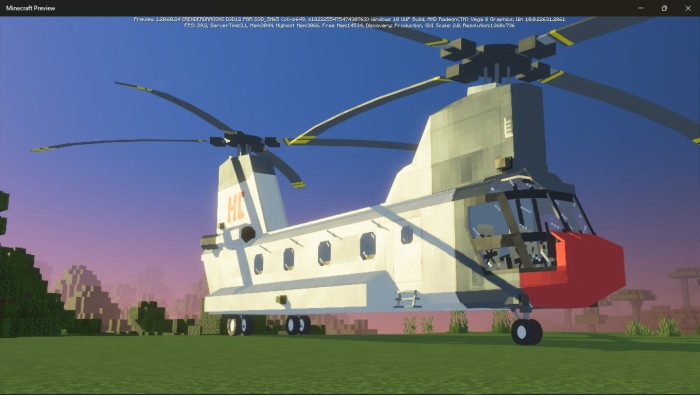 Survival Helicopters V1.7.2(bug fixes) - Minecraft Bedrock Addons - CurseForge