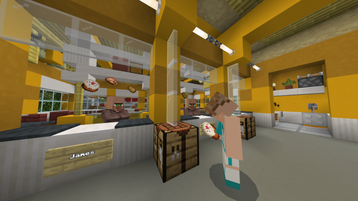 Restaurant Simulator Minecraft Map