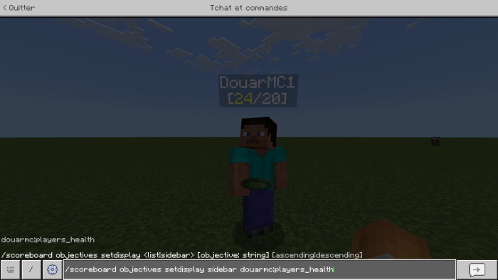 Display Player & Mob Health - Minecraft Bedrock Scripts - CurseForge
