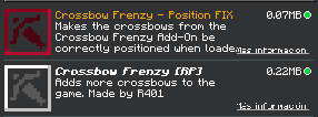 Crossbow Frenzy - More Crossbows - Minecraft Bedrock Addons - CurseForge