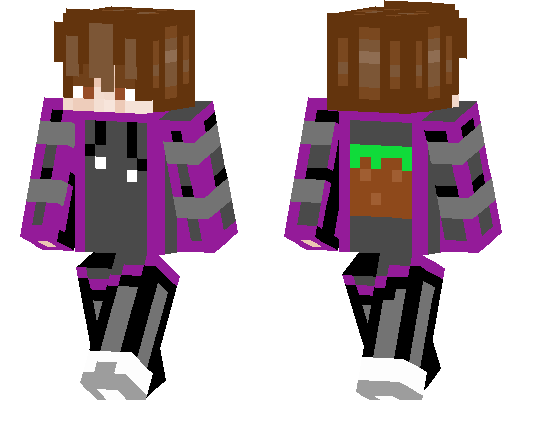 Le Purple Nathan | Minecraft PE Skins