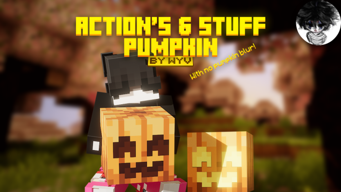 Action's & Stuff Pumpkin [ No Blur ] Minecraft Texture Pack