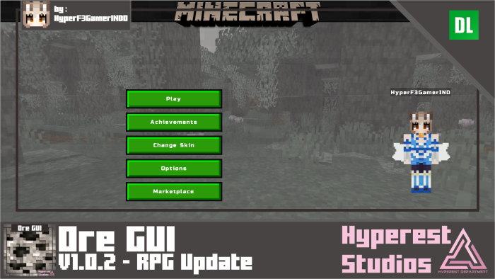 Ore GUI | v1.0.2 RPG Update Minecraft Texture Pack