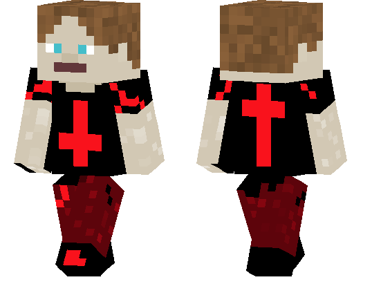 Middle Part Cross Skin | Minecraft PE Skins