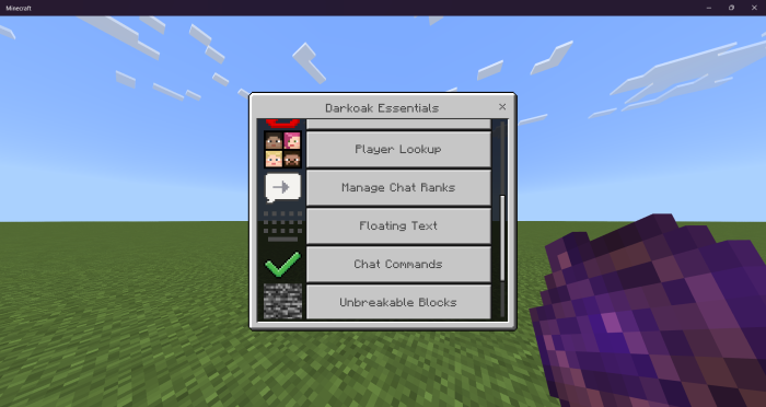 Darkoak Essentials V1.0.3 Minecraft Mod