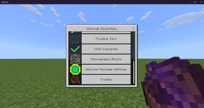 Darkoak Essentials V1.0.3 Minecraft Mod