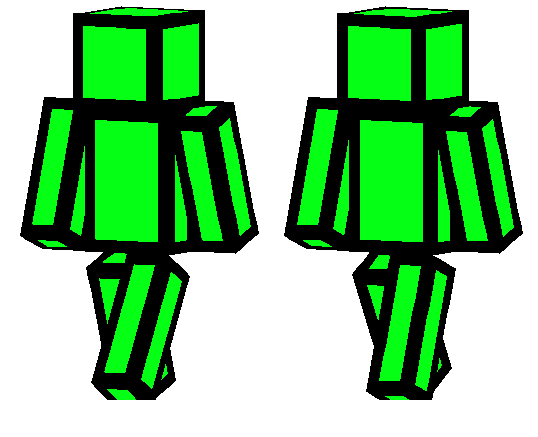 Lime Outlined | Minecraft PE Skins
