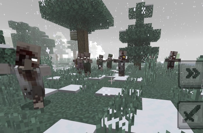 Winter Zombie Outbreak - Minecraft Bedrock Addons - CurseForge