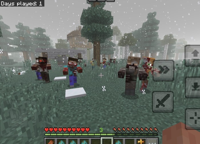 Winter Zombie Outbreak - Minecraft Bedrock Addons - CurseForge