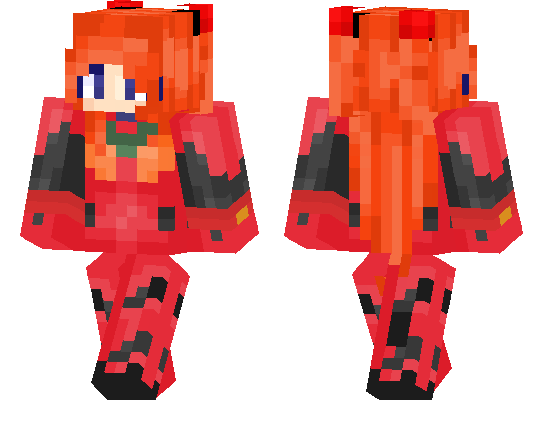 Asuka Langley Soryu | Minecraft PE Skins