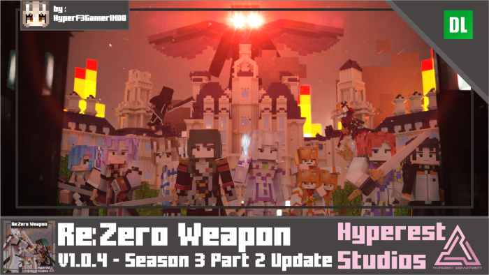 Re:Zero Weapon | v1.0.4 Season 3 Part 2 Update - Minecraft Bedrock Texture Packs - CurseForge