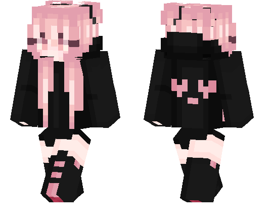 Pink Goth Core | Minecraft PE Skins
