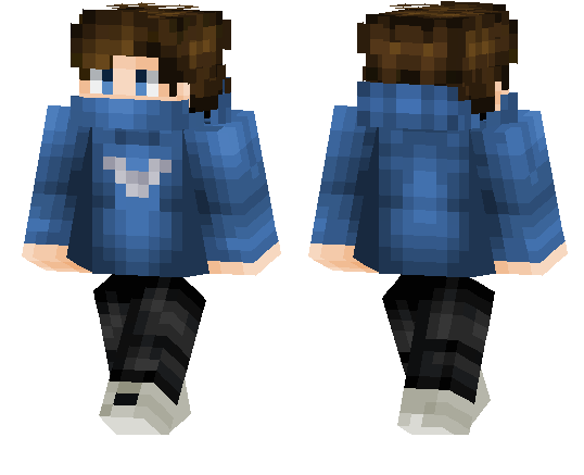 Blue T-shirt Man | Minecraft PE Skins