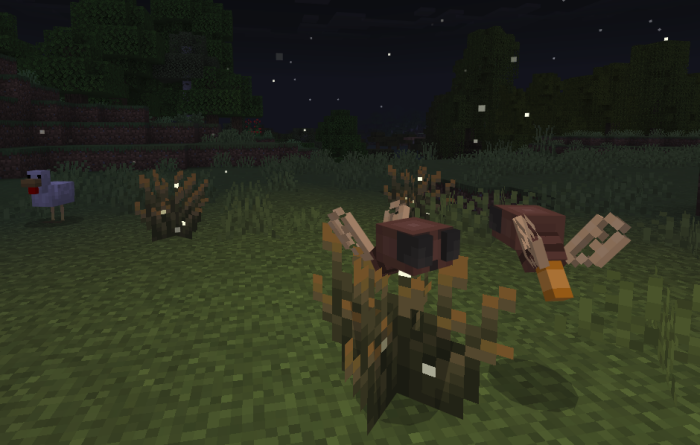 Realistic Fireflies | Bedrock Edition Minecraft Mod