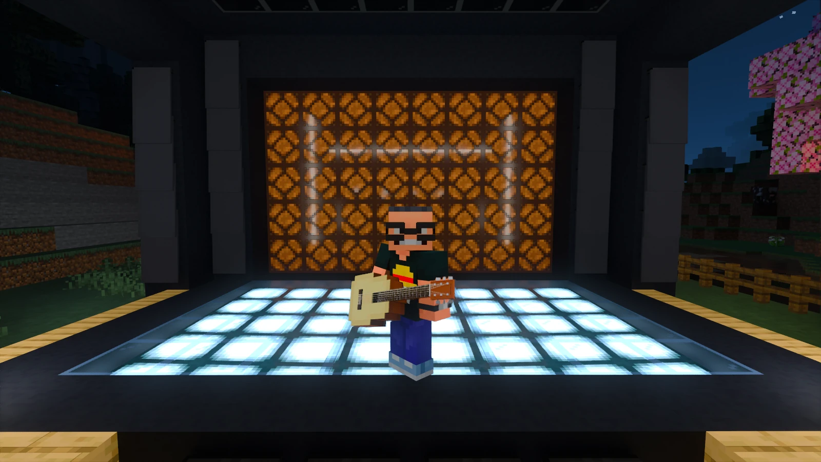 Real Acoustic Guitar | Addon Gitar Akustik MCPE - Minecraft Bedrock ...