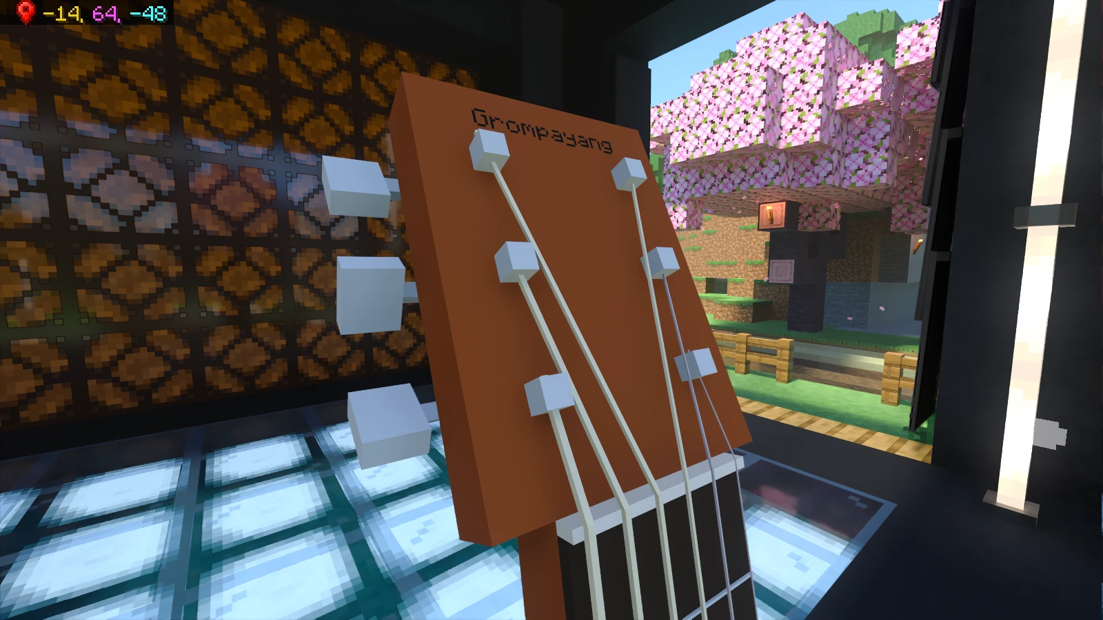 Real Acoustic Guitar | Addon Gitar Akustik MCPE - Minecraft Bedrock ...