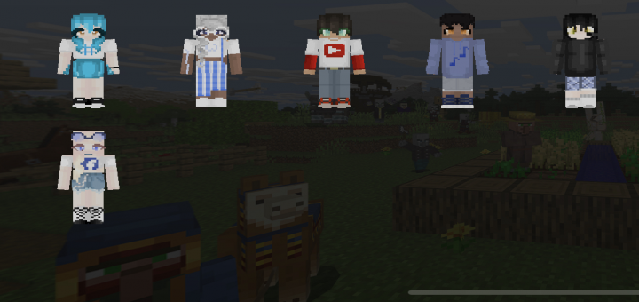 Minecraft PE Skin Packs - Bedrock Edition | MCPEDL