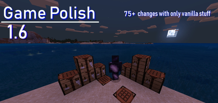 Game Polish 2.1.0 (Vanilla+) | Minecraft PE Mods & Addons