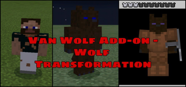 WEREWOLF ADD-ON V1.6 EVO BUGFIX UPDATE!!! | Minecraft PE Mods & Addons