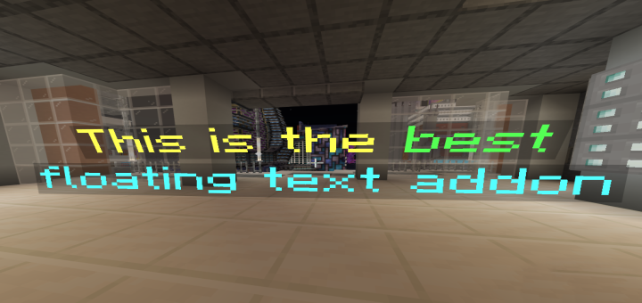 Search Results for floating text | MCPEDL - Page 2