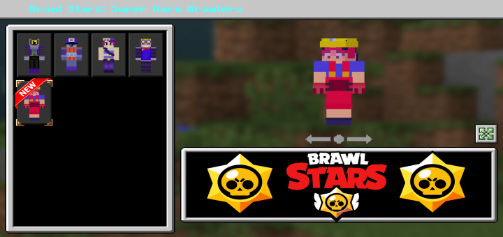Brawl Stars Super Rare Brawlers Skin Pack Minecraft