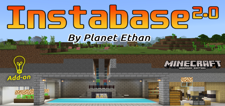 Instabase - Your Own Mobile Fortress | Minecraft PE Mods & Addons
