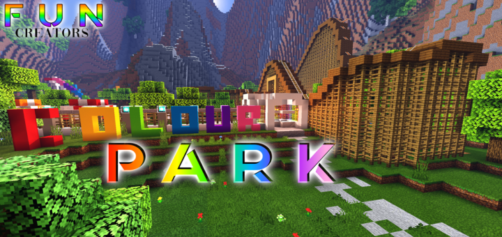 Funtopia Park (Theme Park) [Roller Coaster] [Creation] | Minecraft PE Maps
