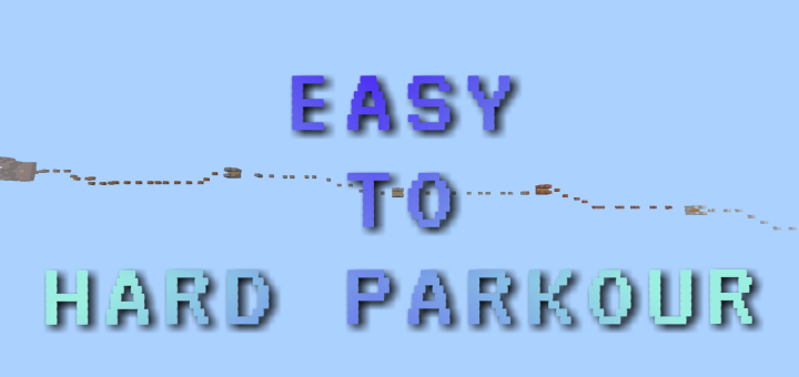 Easy To Hard Parkour 2 | by MiniKraft | Minecraft PE Maps