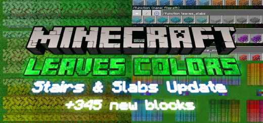 Colored Wool Addon (Stairs & Slabs Update +345 New Blocks) | Minecraft ...