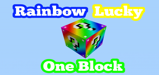 Lucky Block One Block | Minecraft PE Maps