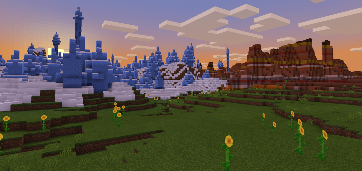 Incredibly Flat Seed | Minecraft PE Seeds