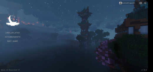 Java Inventory UI v6 New Dark Mode! | Minecraft PE Texture Packs