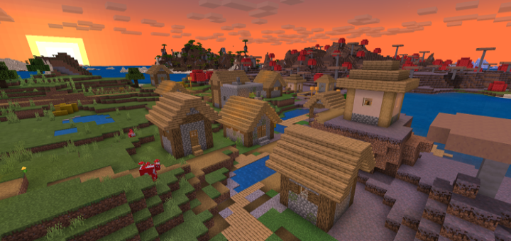 Incredibly Flat Seed | Minecraft PE Seeds