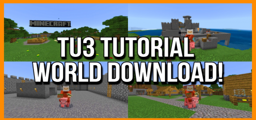 Minecraft Title Update 1 Tutorial World | Minecraft PE Maps