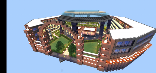 Round Mansion | Minecraft PE Maps