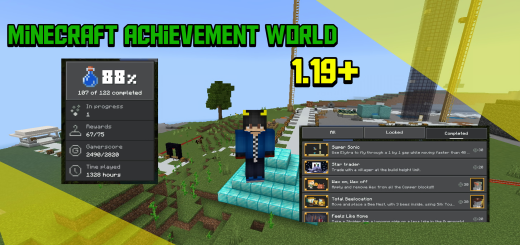 Achievement World | Minecraft PE Maps