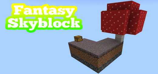 Lucky Block One Block | Minecraft PE Maps