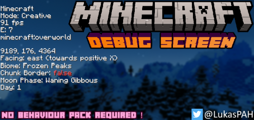 Java Debug Screen Addon | Minecraft PE Mods & Addons