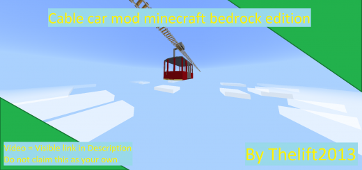 Simply ski lifts | Minecraft PE Mods & Addons