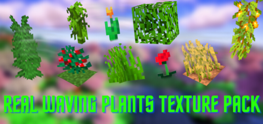 Waving leaves, Grass and Plants Texture Pack 1.20 | Minecraft PE ...